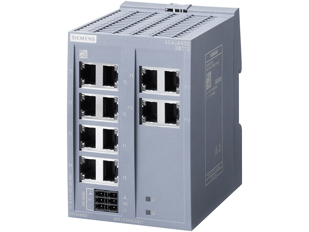 Switch công nghiệp 12 cổng RJ45 10/100 Mbit/s SCALANCE XB112 Unmanaged ...